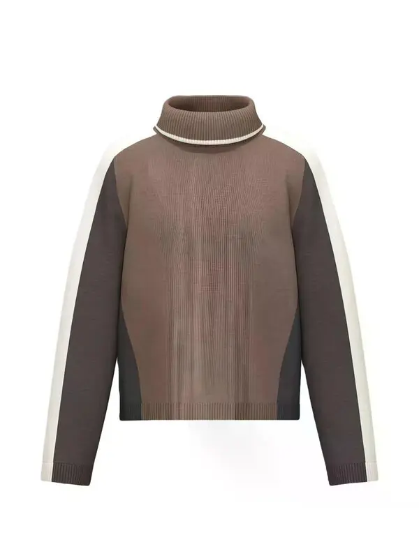 Marella Colour-block Roll-neck Sweater