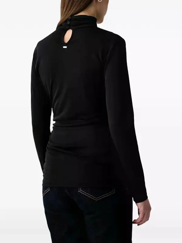 GAUDI Cowl-neck Long-sleeve Top