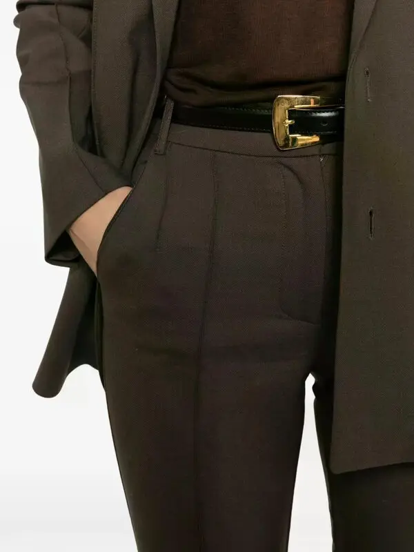 Patrizia Pepe Slim-fit Stretch-wool Trousers