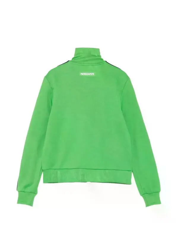 Patrizia Pepe Side-stripe Zip-up Sweatshirt
