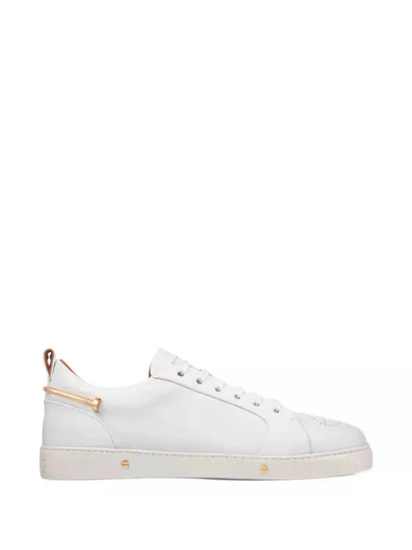 KANOVITCH 002 Rose Gold-plated Sneakers - White