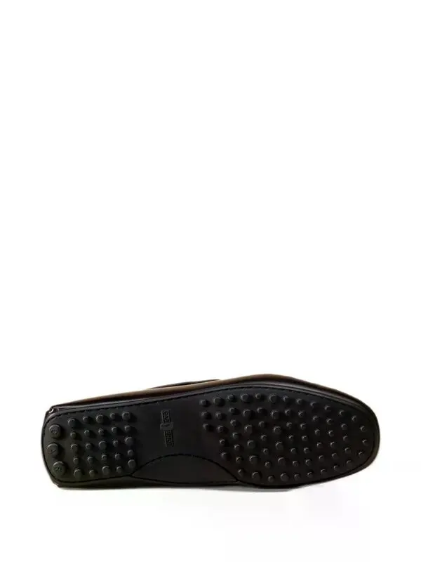 Car Shoe Tasselled Brushed-leather Loafers
