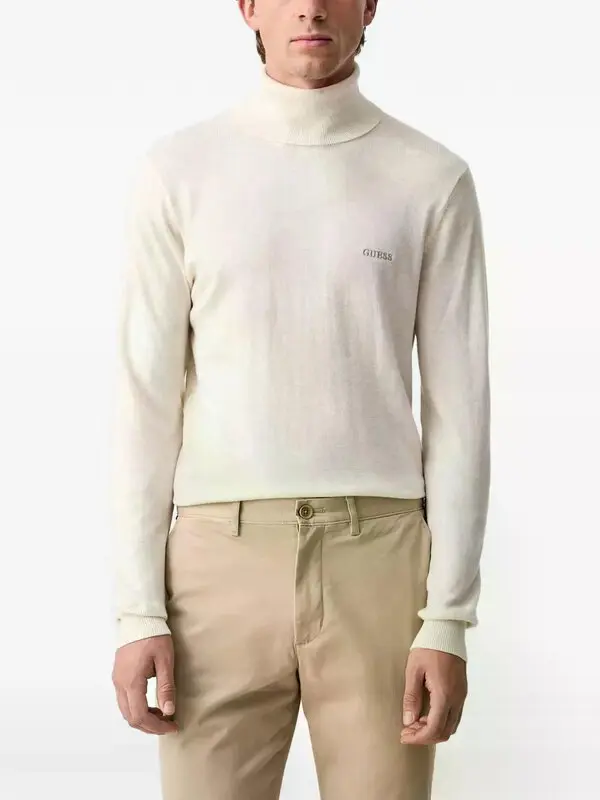 Guess Wool Blend High Neck Sweater