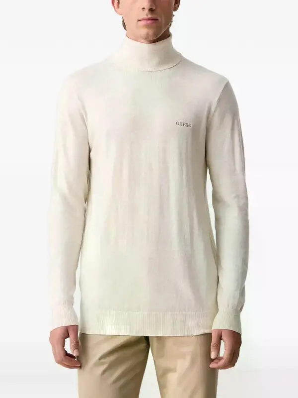 Guess Wool Blend High Neck Sweater