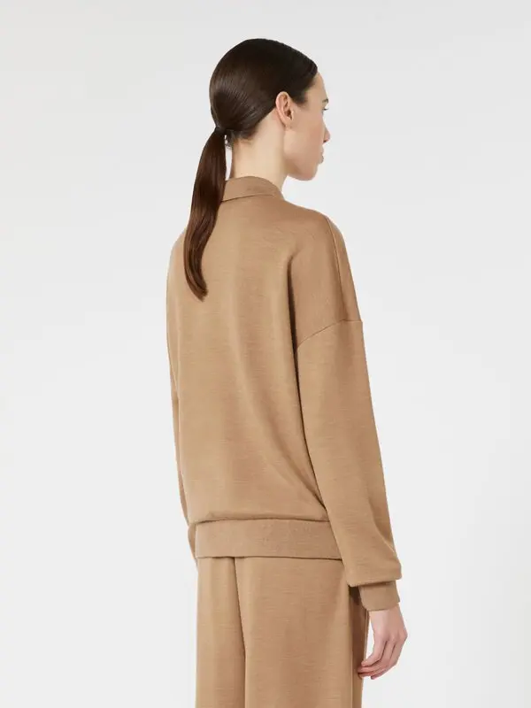 Max Mara Wool Fleece Jersey Sweater
