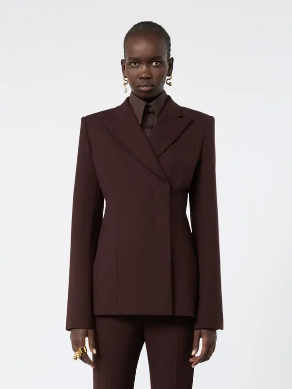 Max Mara Stretch Wool Tailored Jacket