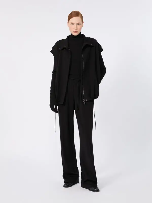 Max Mara Wool Jersey Polo-neck Sweater