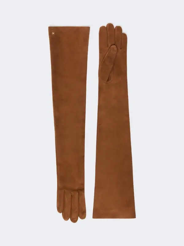 Max Mara Extra-long Suede Gloves