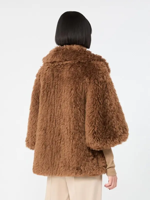 Max Mara Wool Cape With A Soft Texture
