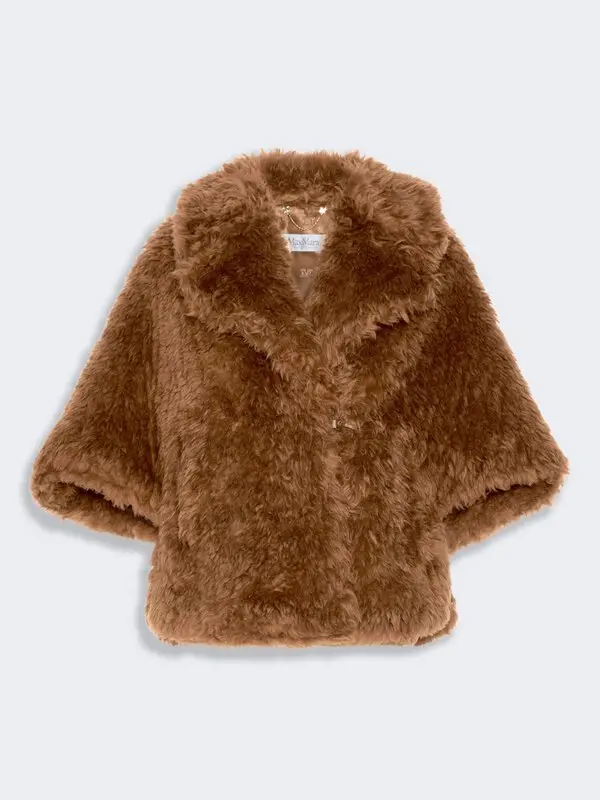 Max Mara Wool Cape With A Soft Texture