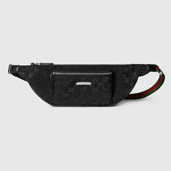 Gucci Small Belt Bag Gg Canvas - Blue