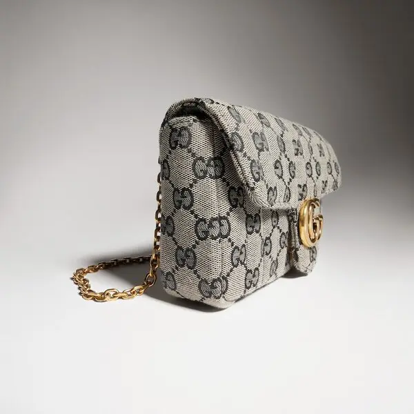 Gucci Jetset Gg Marmont Small Shoulder Bag Original Gg Fabric