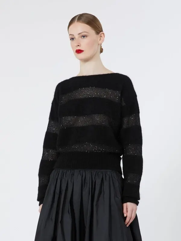 Max Mara Relaxed-fit Mohair Yarn Sweater