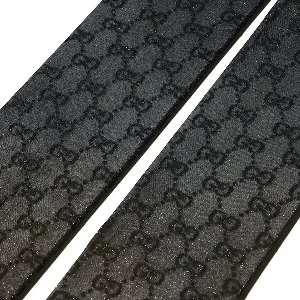 Gucci Gg Stretch Nylon Lamé Tights Nylon