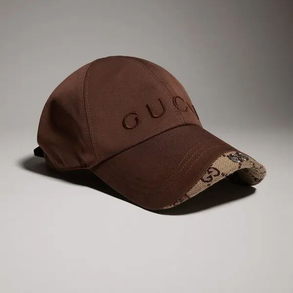 Gucci Cotton Baseball Hat With Embroidery