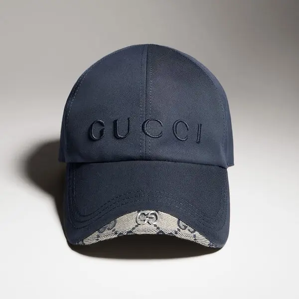 Gucci Cotton Baseball Hat With Embroidery