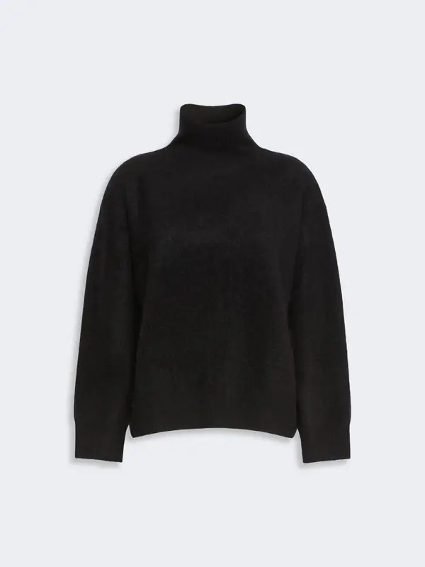 Max Mara Brushed Wool Polo-neck Sweater