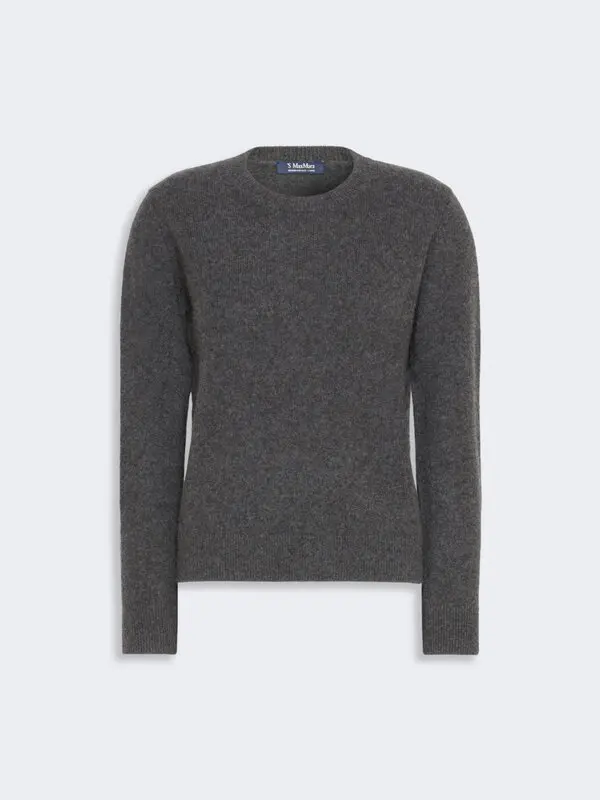 Max Mara Yak Yarn Crew-neck Sweater - Medium Grey