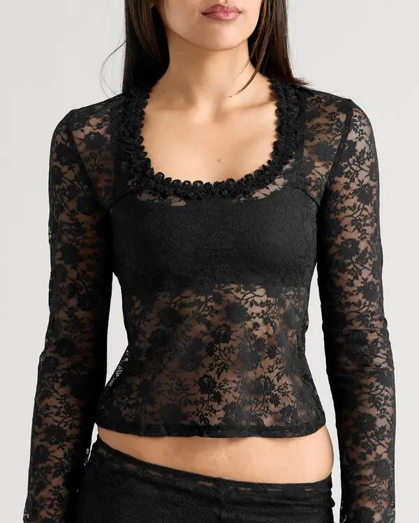 MY MUM MADE IT Lace Poem Top