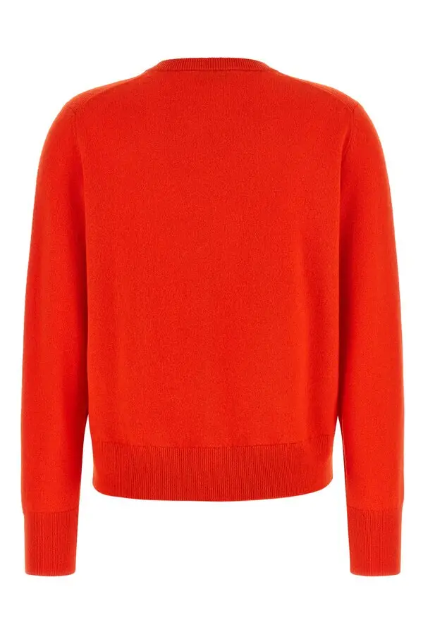 Vince Crimson Cashmere V-neck Sweater