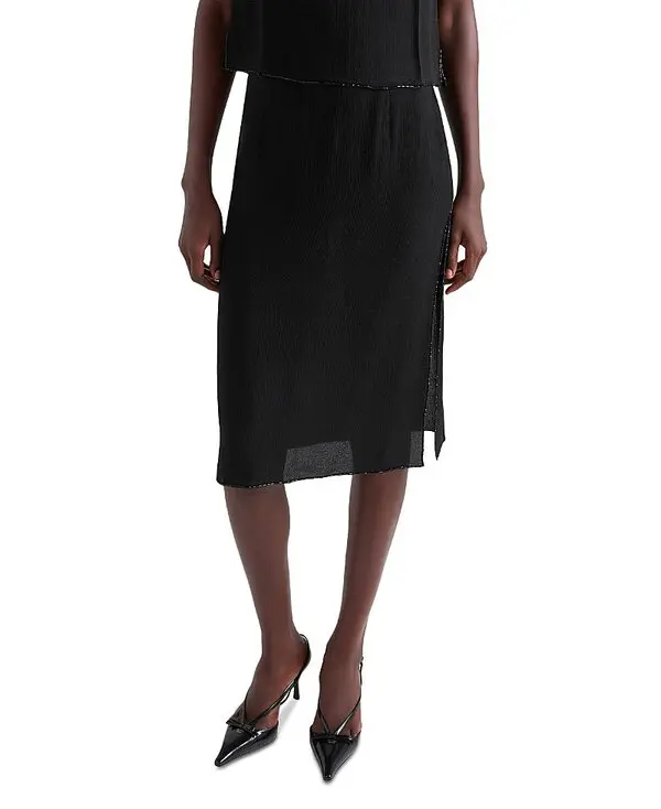 Prada Triple Silk Chiffon Skirt