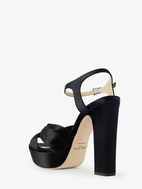 JIMMY CHOO Heloise 120 Sandals With Nappa Platform