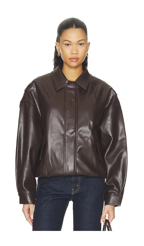 Lioness Kenny Bomber Jacket In Brown