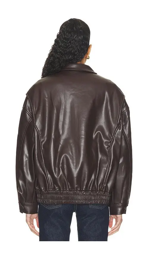 Lioness Kenny Bomber Jacket In Brown