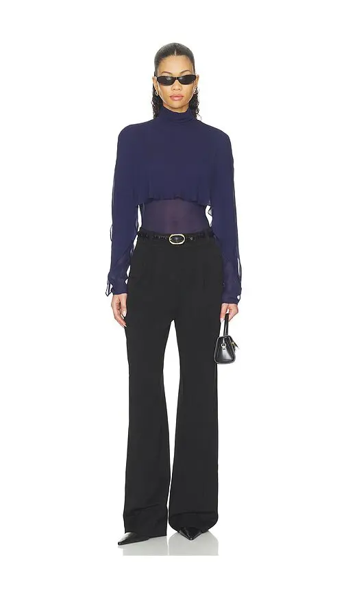 NICHOLAS Dahlia Top In Navy