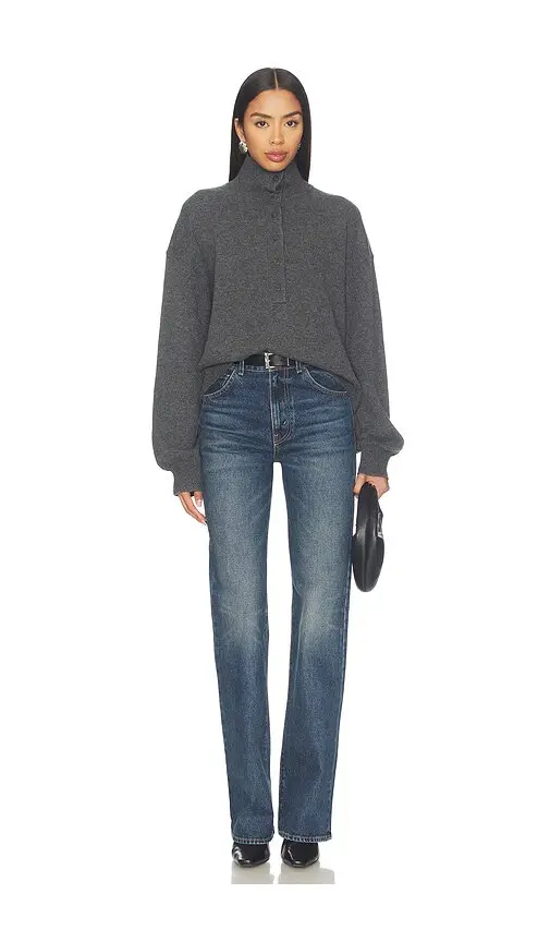 EAVES X Blake Evin Kathleighn Sweater In Charcoal