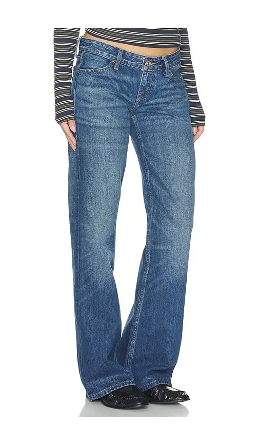 RE/DONE Woolf Boot Jeans In Blue