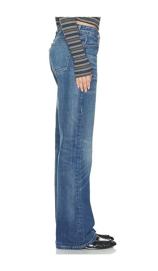 RE/DONE Woolf Boot Jeans In Blue