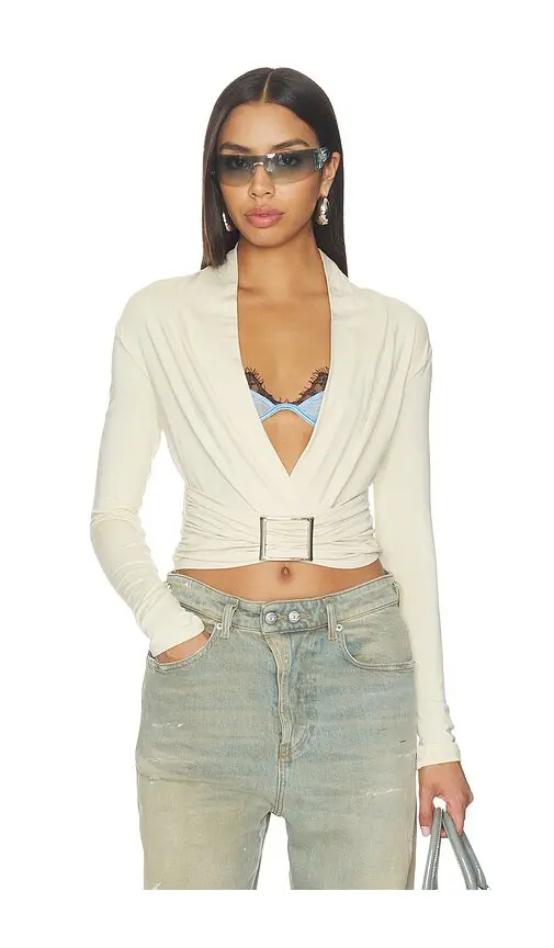 I.AM.GIA Oryean Top In Beige