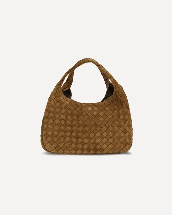 Bottega Veneta Campana Suede Handbag