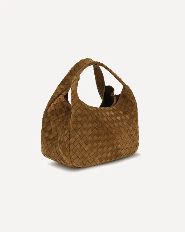 Bottega Veneta Campana Suede Handbag