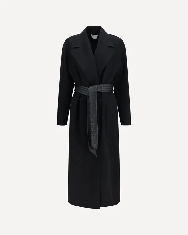 Bottega Veneta Long Wool And Cashmere Coat