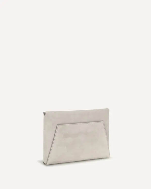 Brunello Cucinelli Bc Duo Suede Clutch Bag