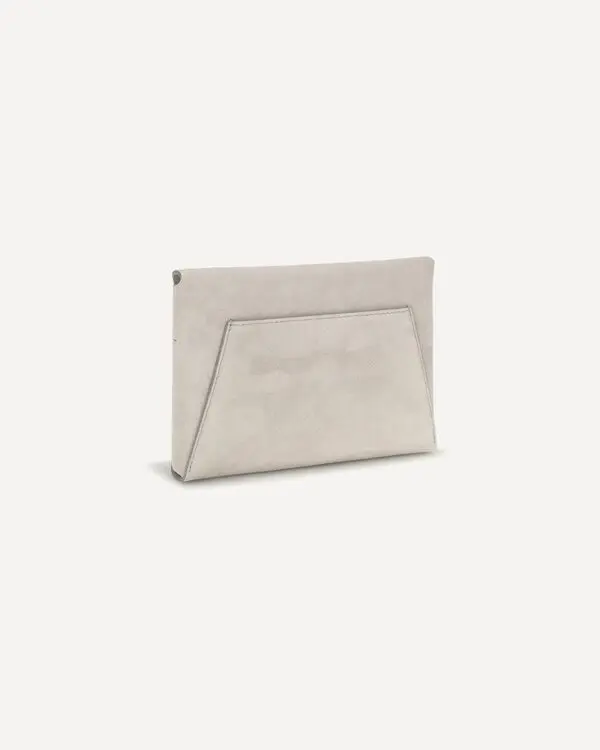 Brunello Cucinelli Bc Duo Suede Clutch Bag