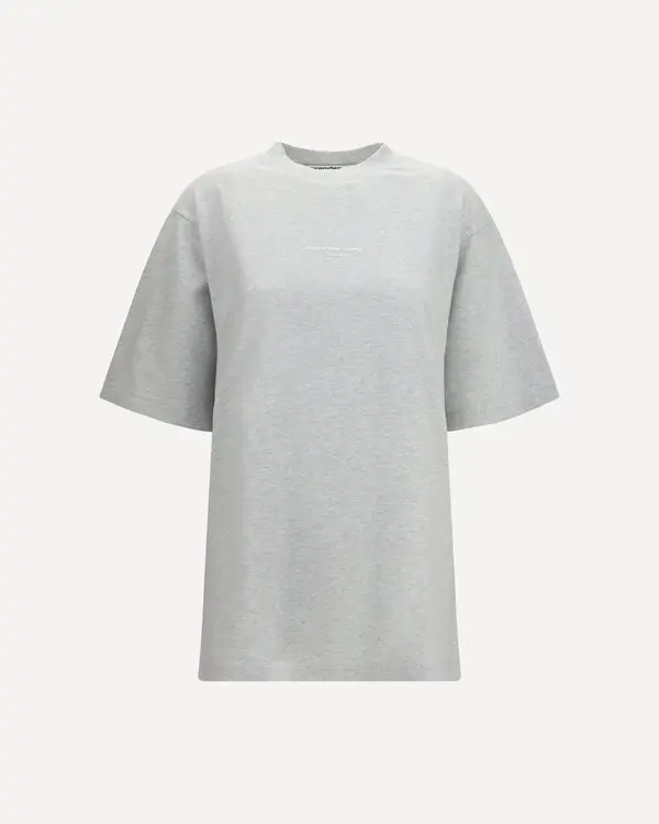 Alexander Wang Short-sleeve T-shirt With Central Logo Print