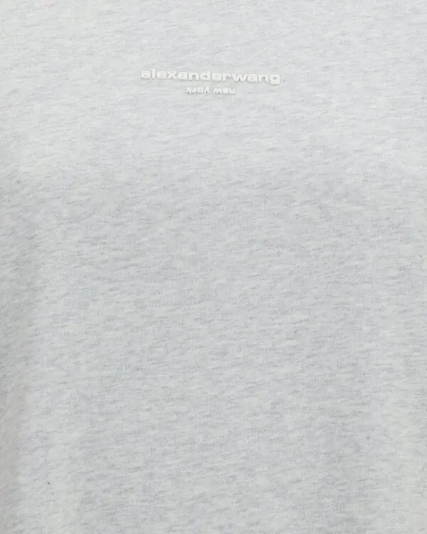 Alexander Wang Short-sleeve T-shirt With Central Logo Print