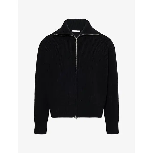 Studio Nicholson Zip Though Wool Knit Jumper