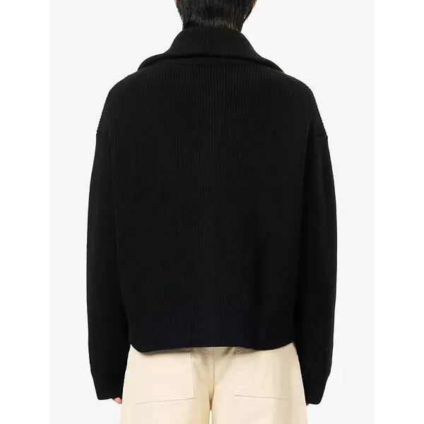 Studio Nicholson Zip Though Wool Knit Jumper