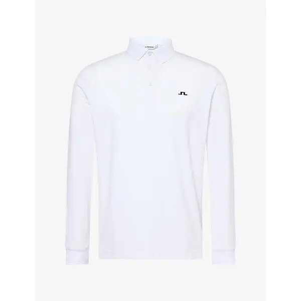 J. Lindeberg Florain Long-sleeve Golf Polo Top