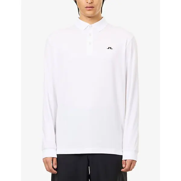 J. Lindeberg Florain Long-sleeve Golf Polo Top