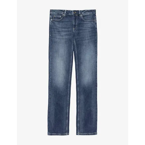 ALLSAINTS Zoe Low-rise Stretch-denim Jeans - Vintage Indigo