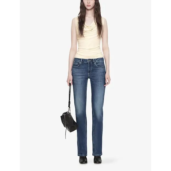 ALLSAINTS Zoe Low-rise Stretch-denim Jeans