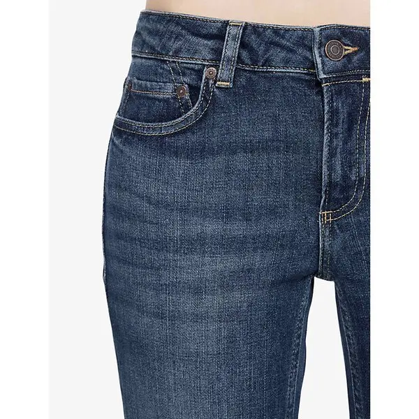 ALLSAINTS Zoe Low-rise Stretch-denim Jeans