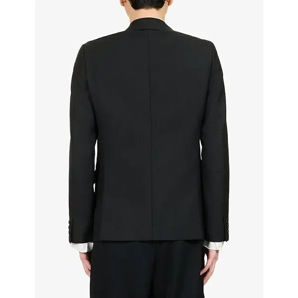 Comme Des Garçons Double-breasted Wool-blend Blazer