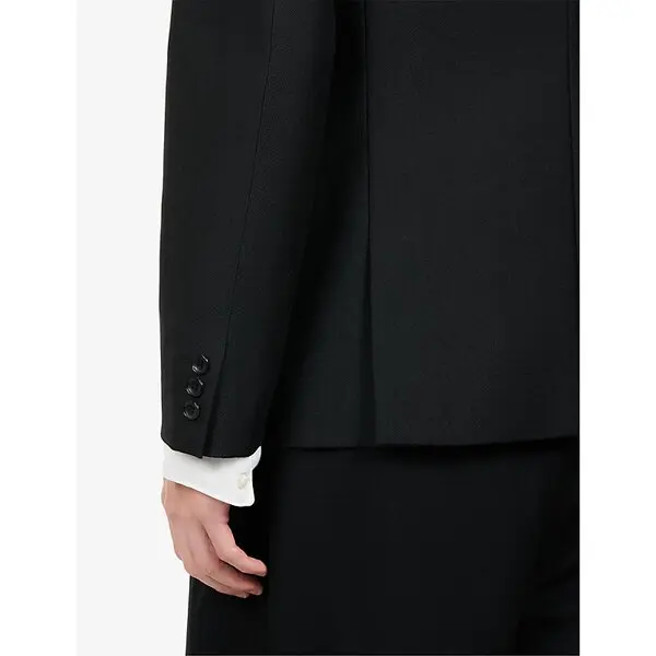 Comme Des Garçons Double-breasted Wool-blend Blazer