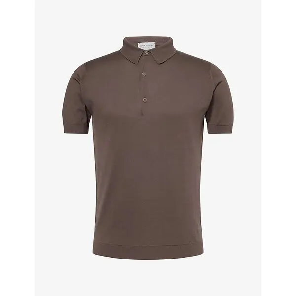 John Smedley Adrian Short-sleeve Cotton Polo Top